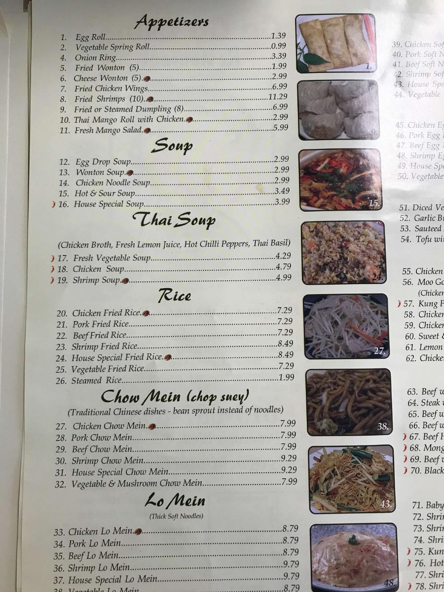 Menu at Gogo China restaurant, Petawawa