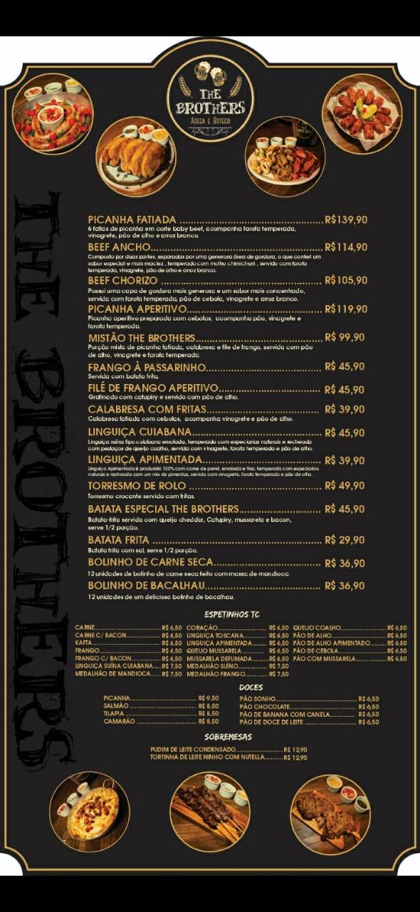 Carta de The Brothers Gastrobar, Santo André