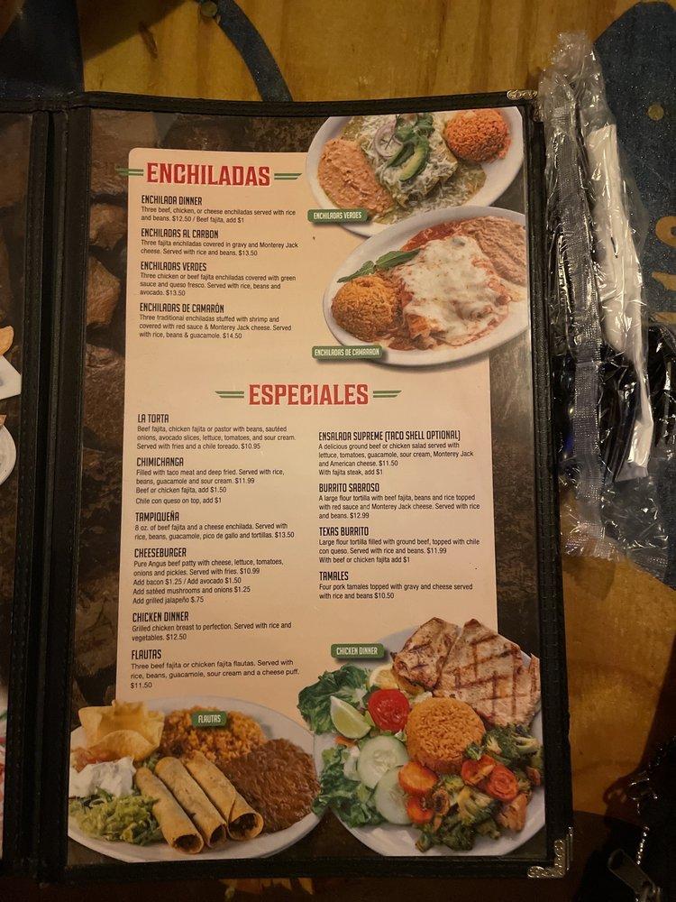 Menu at El Refu pub & bar, Humble