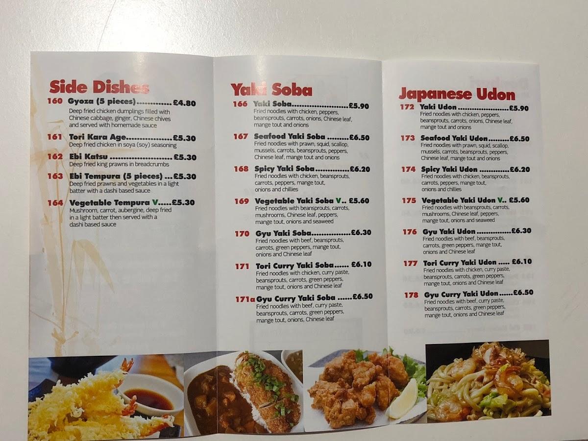 Menu at Full Moon Cantonese Cuisine fast food, Llanelli