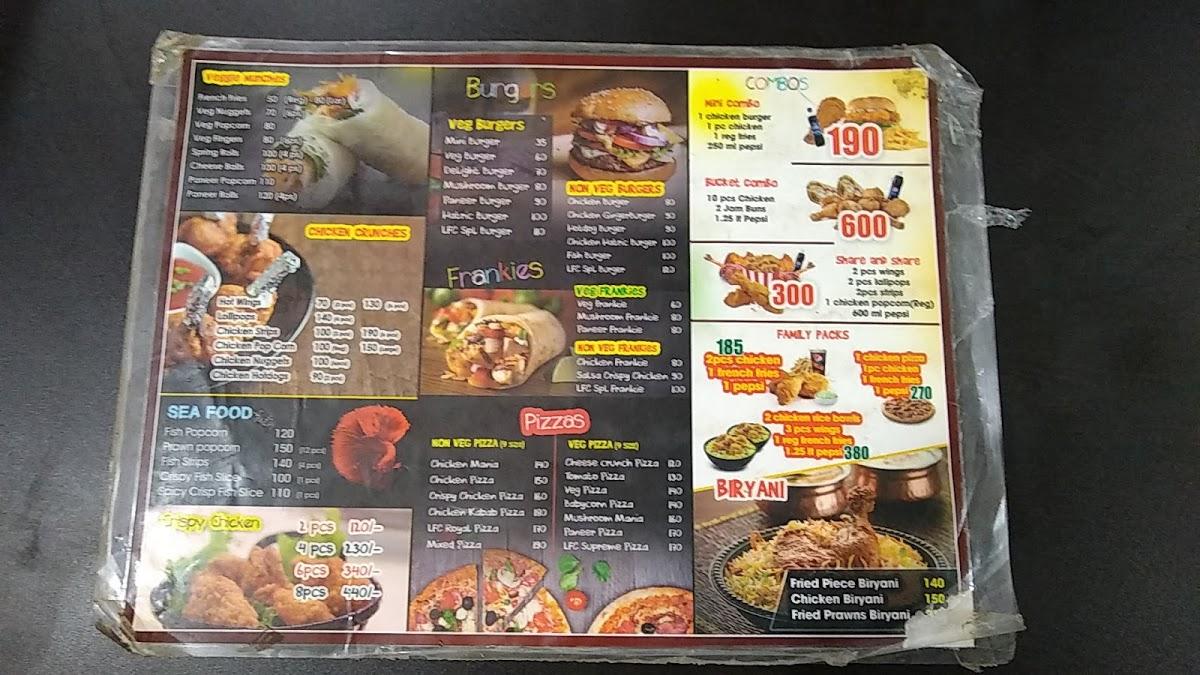 Menu at LAKSHMI FRIED CHICKEN (LFC), Kavali