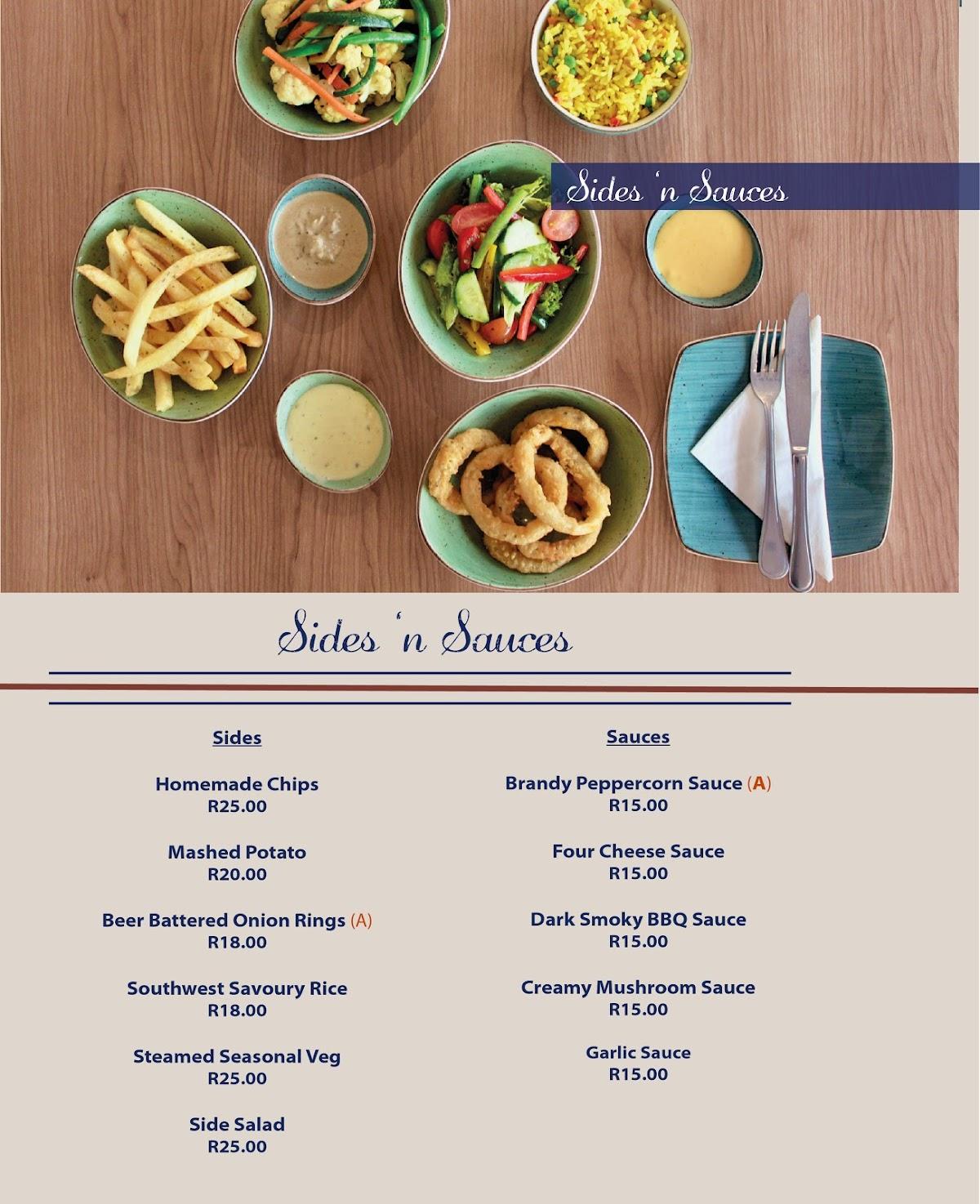 Menu at Farm 'n Sea Grillhouse restaurant, Vanderbijlpark