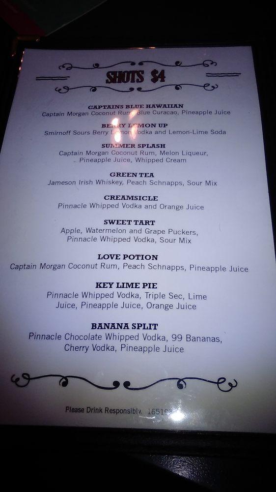 Menu at Characters Sports Bar & Grill, Cleveland, Brookpark Rd