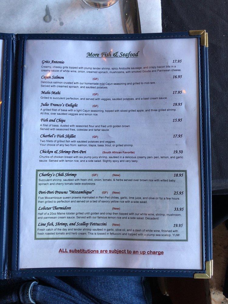 Menu at Georgia Shrimp Company pub & bar, Peachtree City