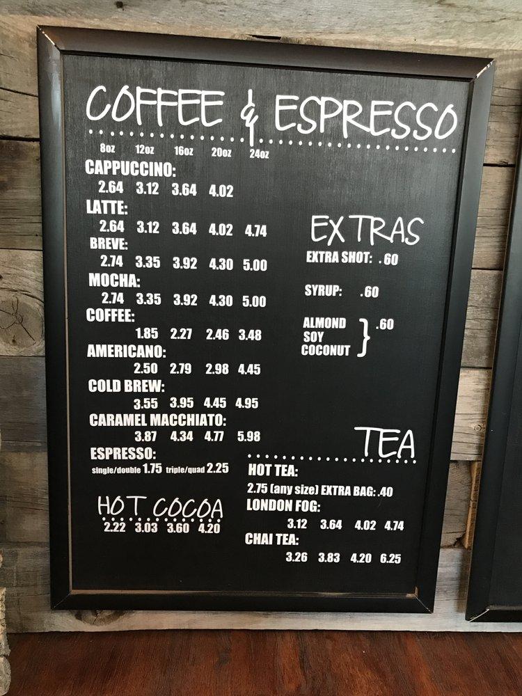 Menu at Mountain Timber Coffee, Meridian