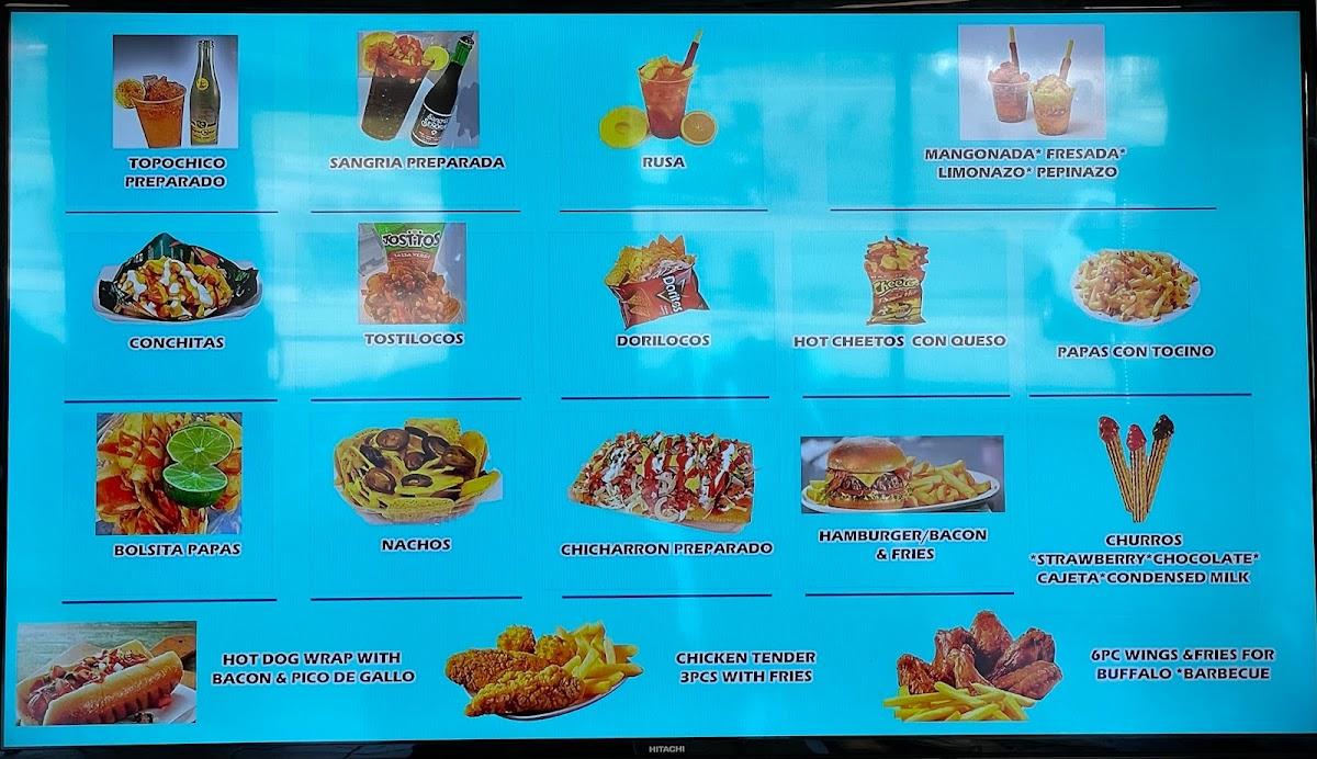 Menu at The Ice Cream Bar, Mesquite
