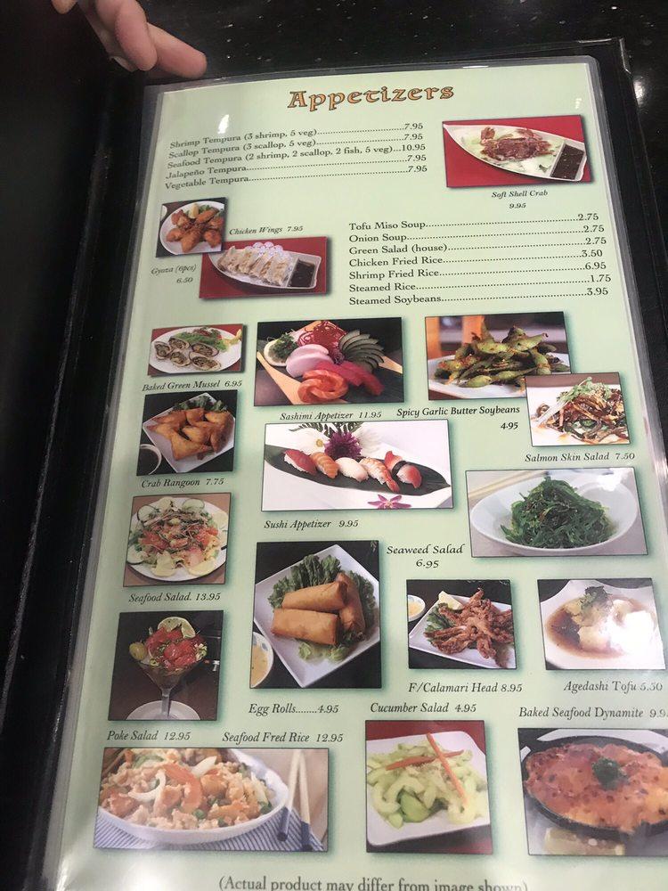 Menu at Wabi Sabi restaurant, La Verne
