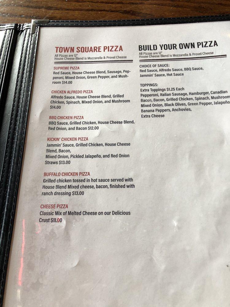 Menu at Town Square Pub N Grub, Dardenne Prairie