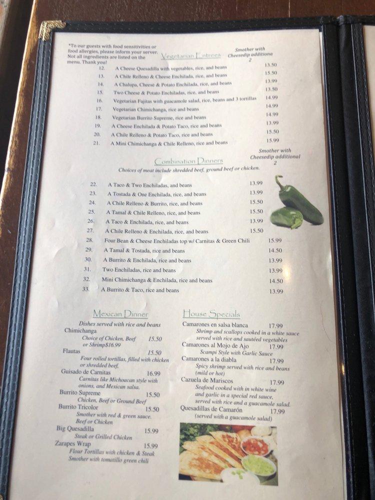 Carta de Anejo Bistro & Bar, Gunnison