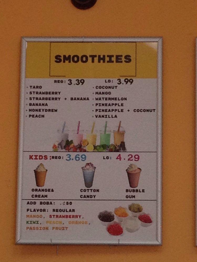 Menu at Best Donuts, Phoenix