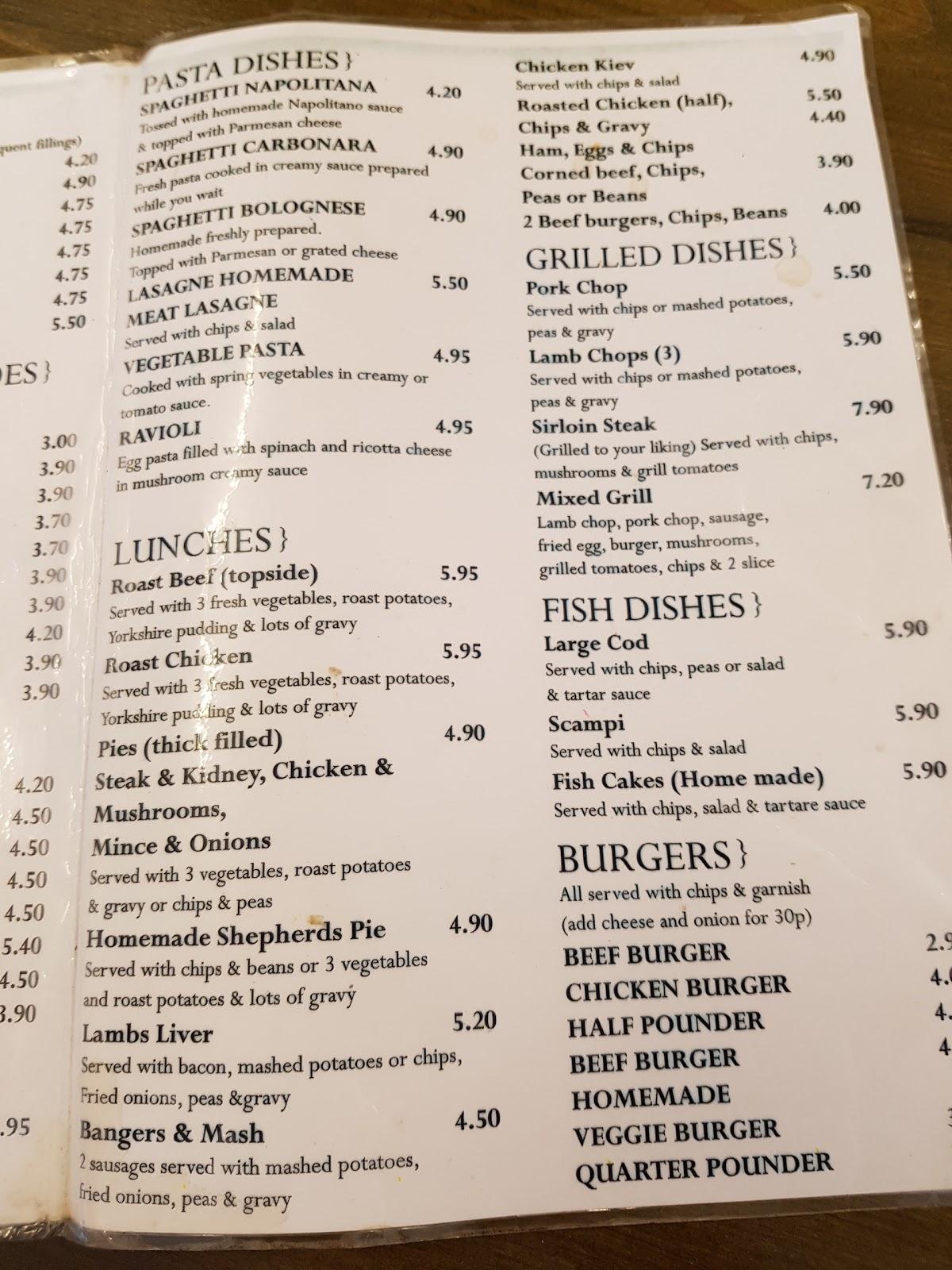 Menu at Caterham Cafe & Bistro, Caterham