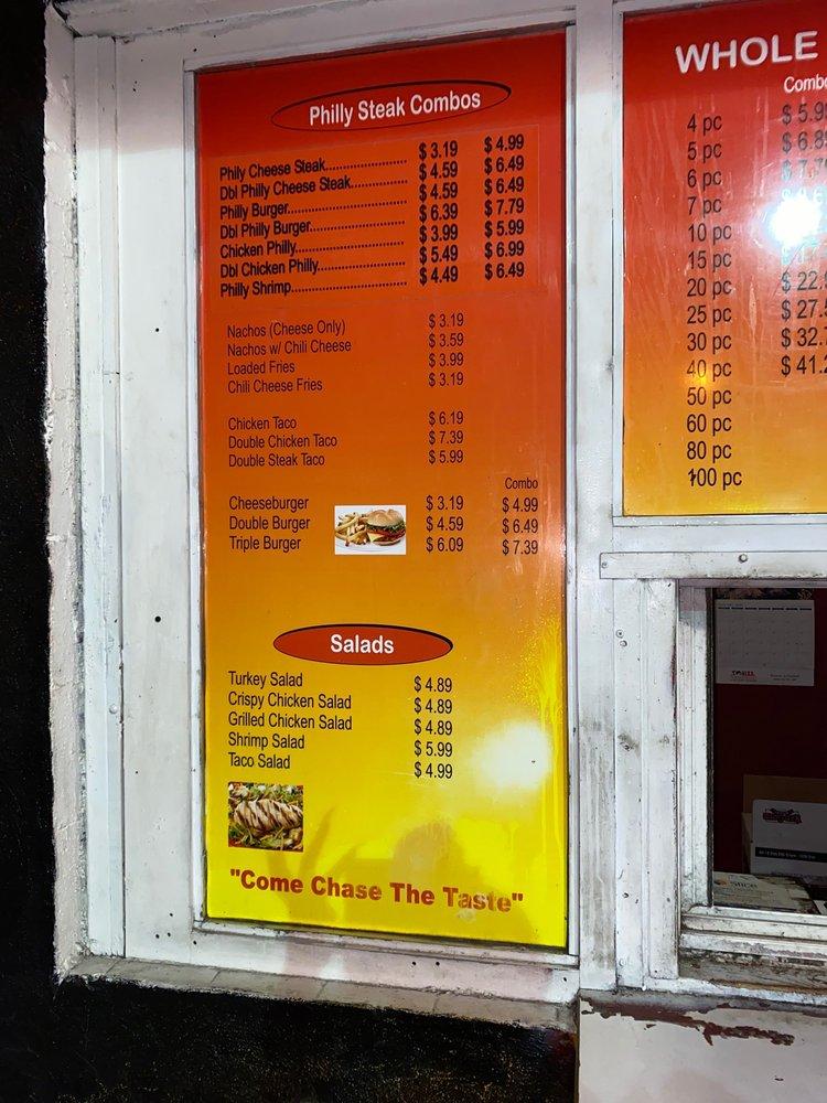 Menu at 2 star Jr restaurant, Memphis