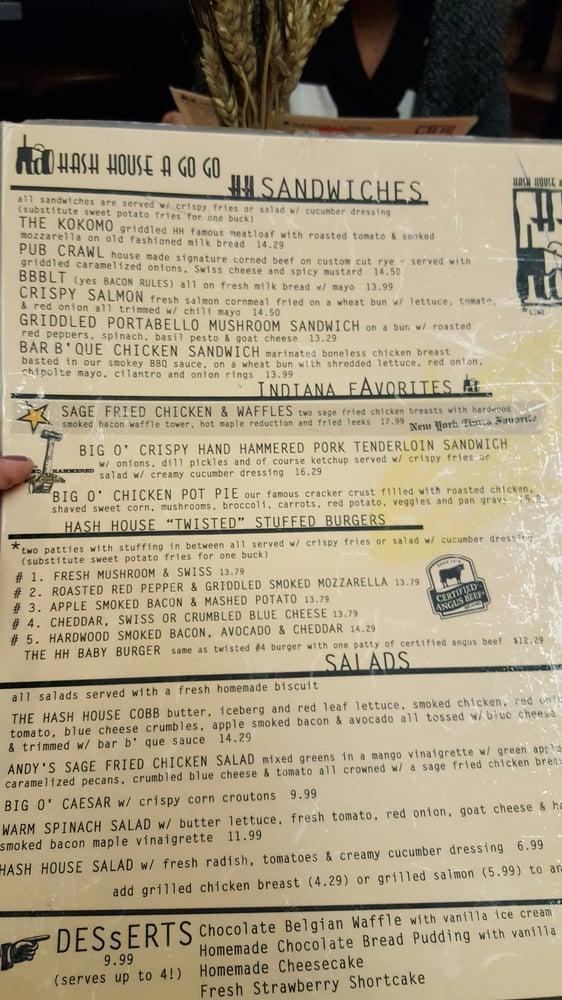 Menu at Hash House A Go Go at The LINQ restaurant, Las Vegas, S Las ...