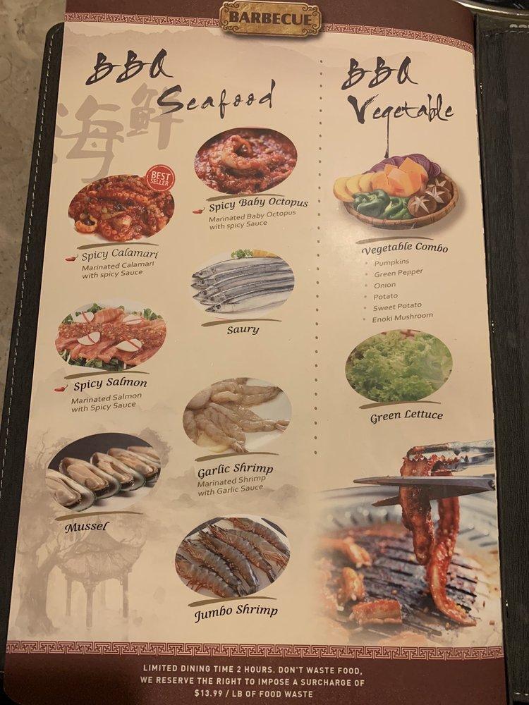 Menu at Hot Pot 757 BBQ, Virginia Beach