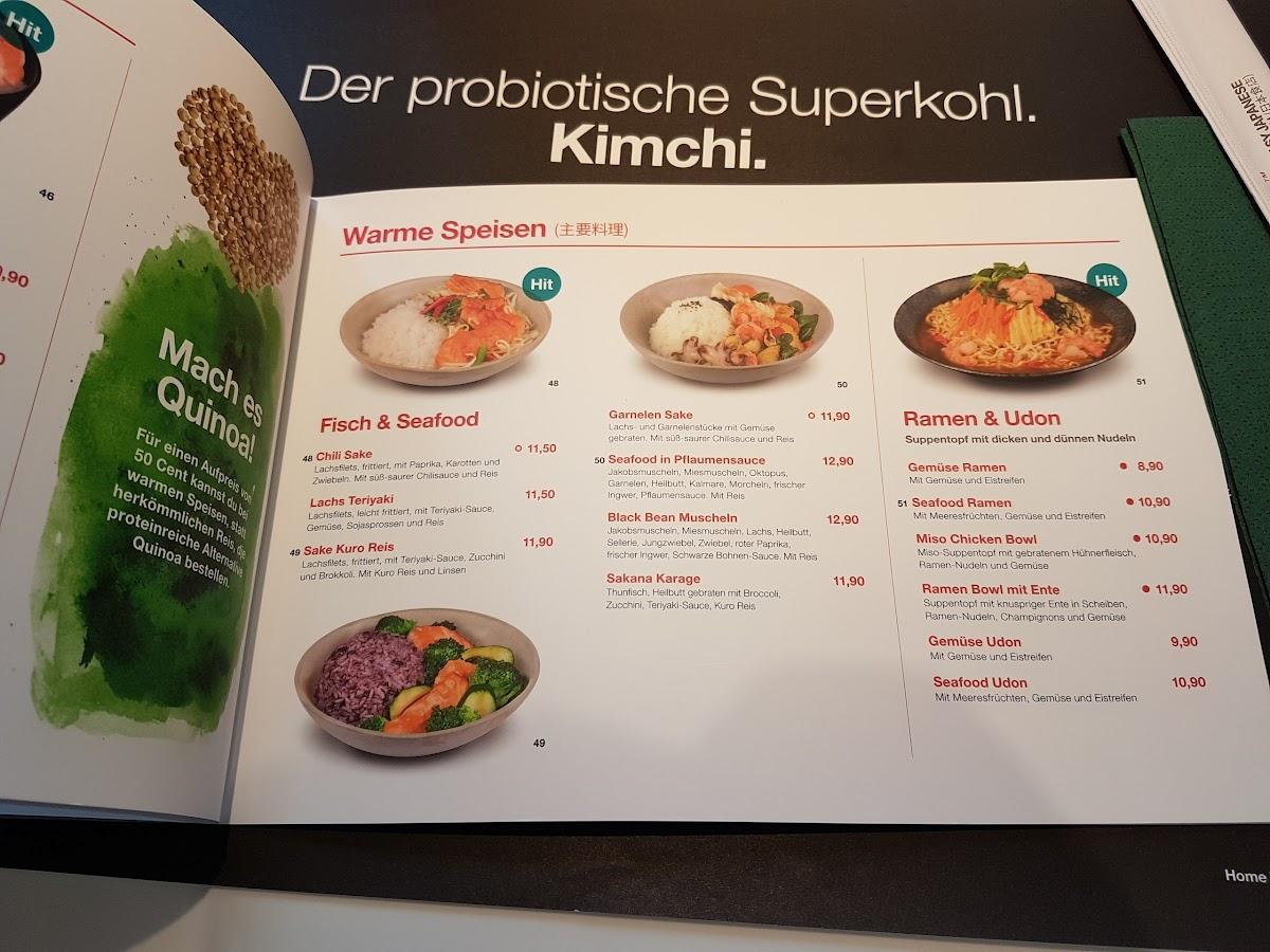 Speisekarte von Akakiko Sushi & Asian Fusion restaurant, Wien ...