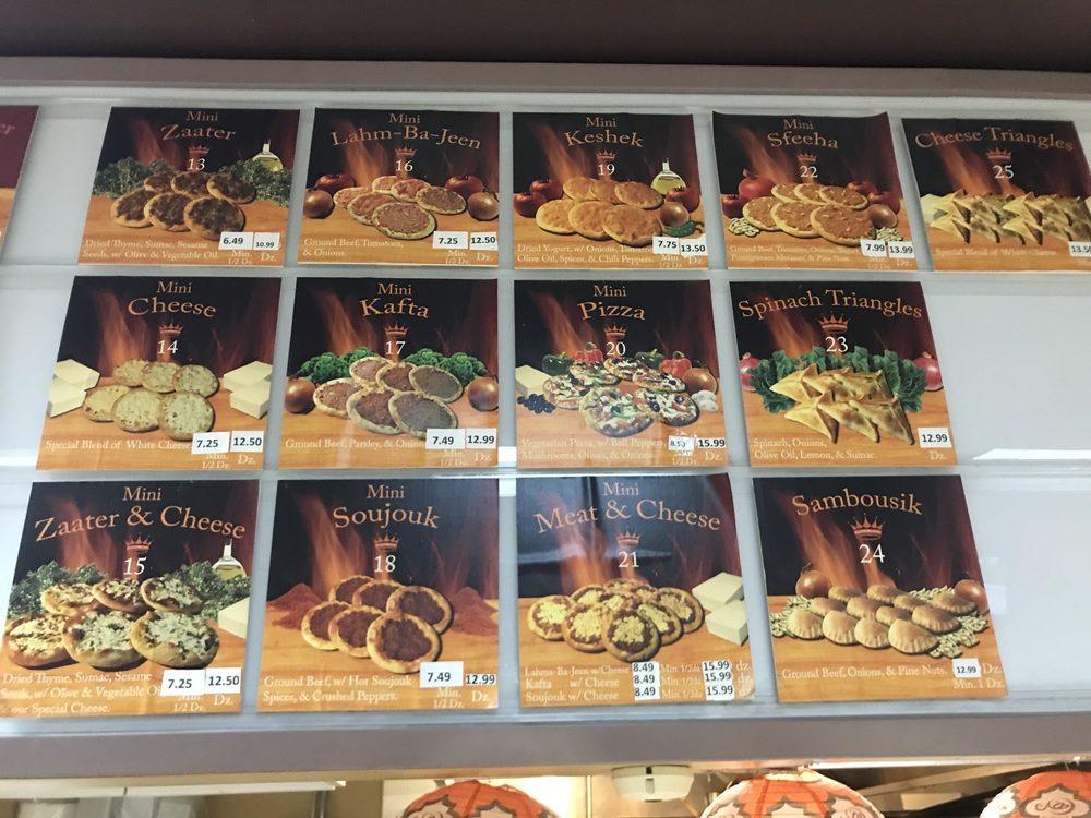Menu at Al Amir Bakery, Anaheim, 905 S Brookhurst St A