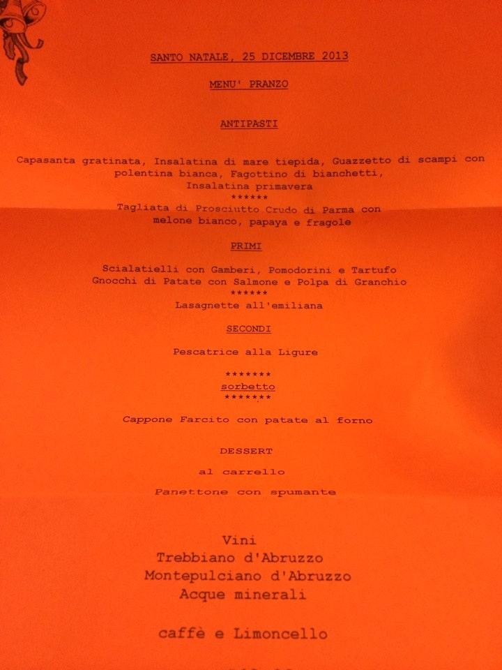 Menu da La Taverna di Leonardo ristorante, Brivio, 13