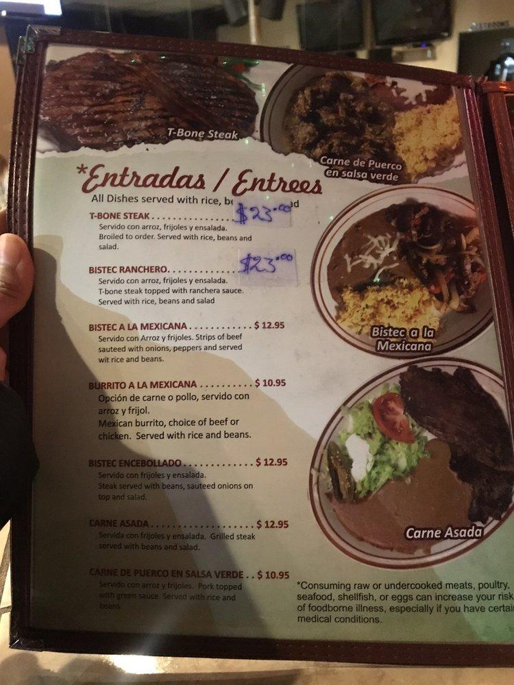 Menu at Loredo's Mexican Restaurant, Fort Washington