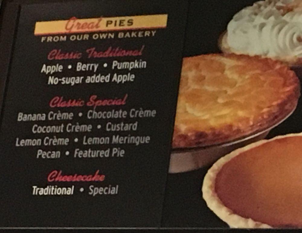 Menu at Nation's Giant Hamburgers & Great Pies desserts, Berkeley