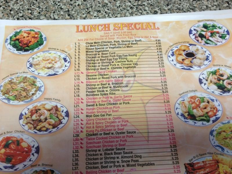 Menu at Happy Star Chinese Restaurant, Bristol, Euclid Ave E6