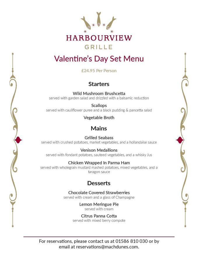 Menu at Harbourview Grille pub & bar, Campbeltown