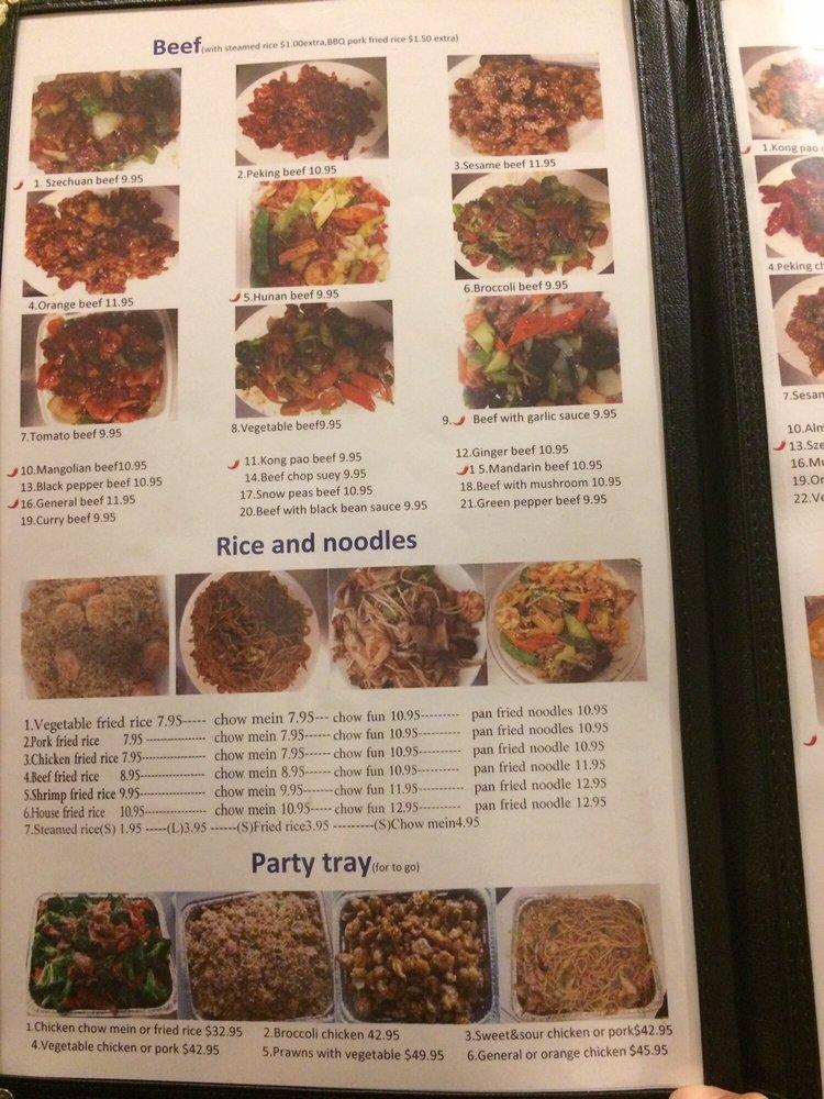 Menu at Lucky Chinese Restaurant, Red Bluff