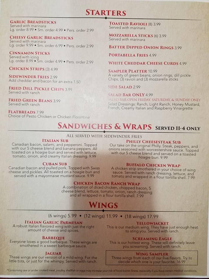 Menu at Muddy MO Pizzaria pizzeria, Glasgow