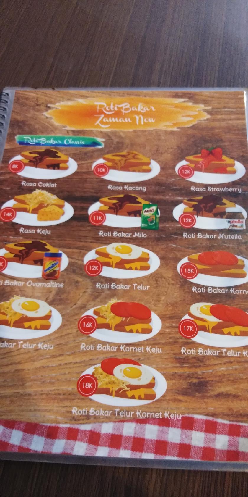Carta del restaurante Ayam Gepuk Pak Gembus Jogjakarta, Ambon