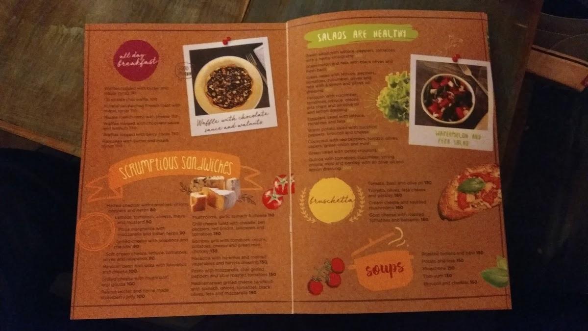 Menu at Café Venture Studio, Ahmedabad