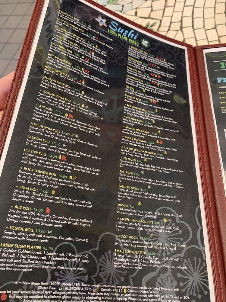 Menu at Sea Ranger Seafood Station restaurant, Ventura