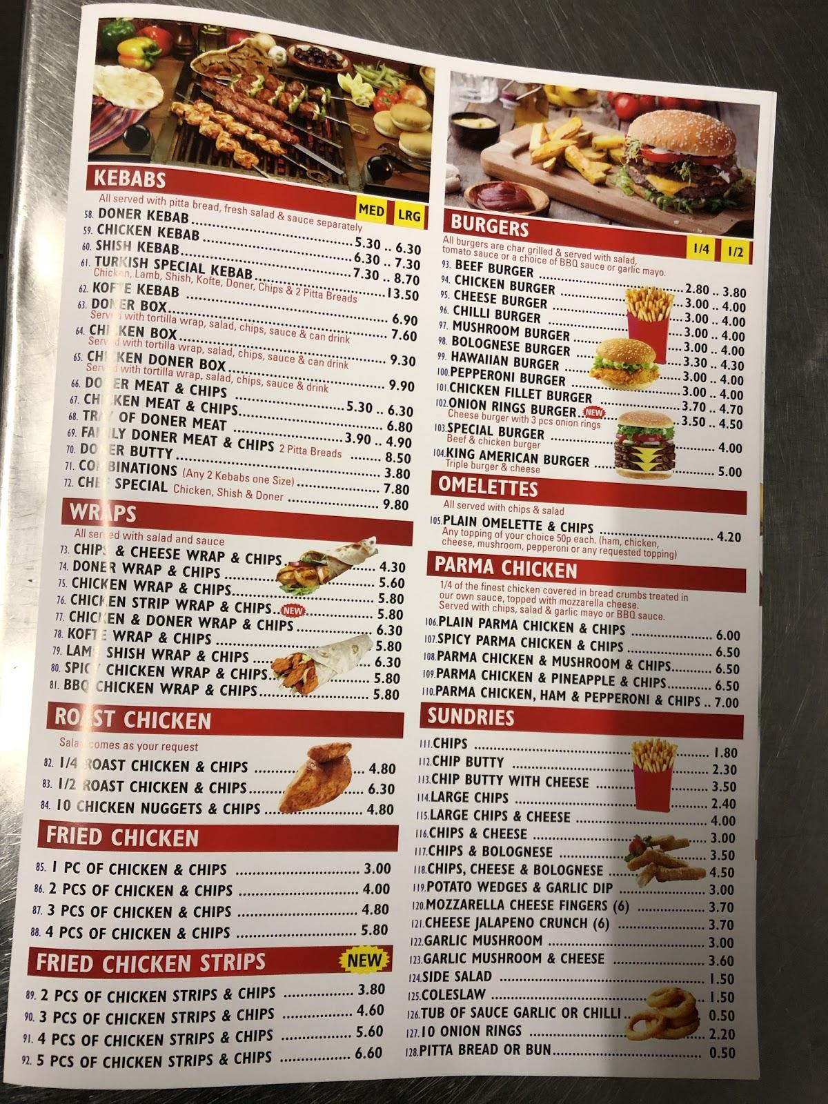 Menu at Star's Pizza ( Brumby corner ) pizzeria, Scunthorpe