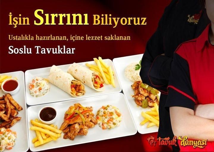 Menu at Tavuk Dünyası, Izmir, Akçay Cd. No:101