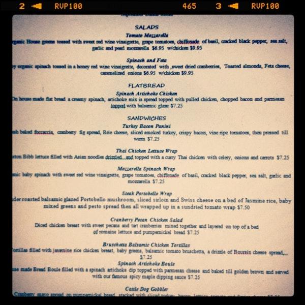Menu at Cattle Dog Coffee Roasters cafe, Hernando, N Heritage Oaks Path