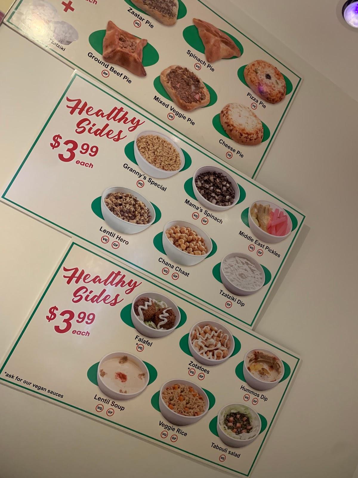 Menu at ZamZam Wraps (Eastgate) restaurant, Regina, Eastgate Dr