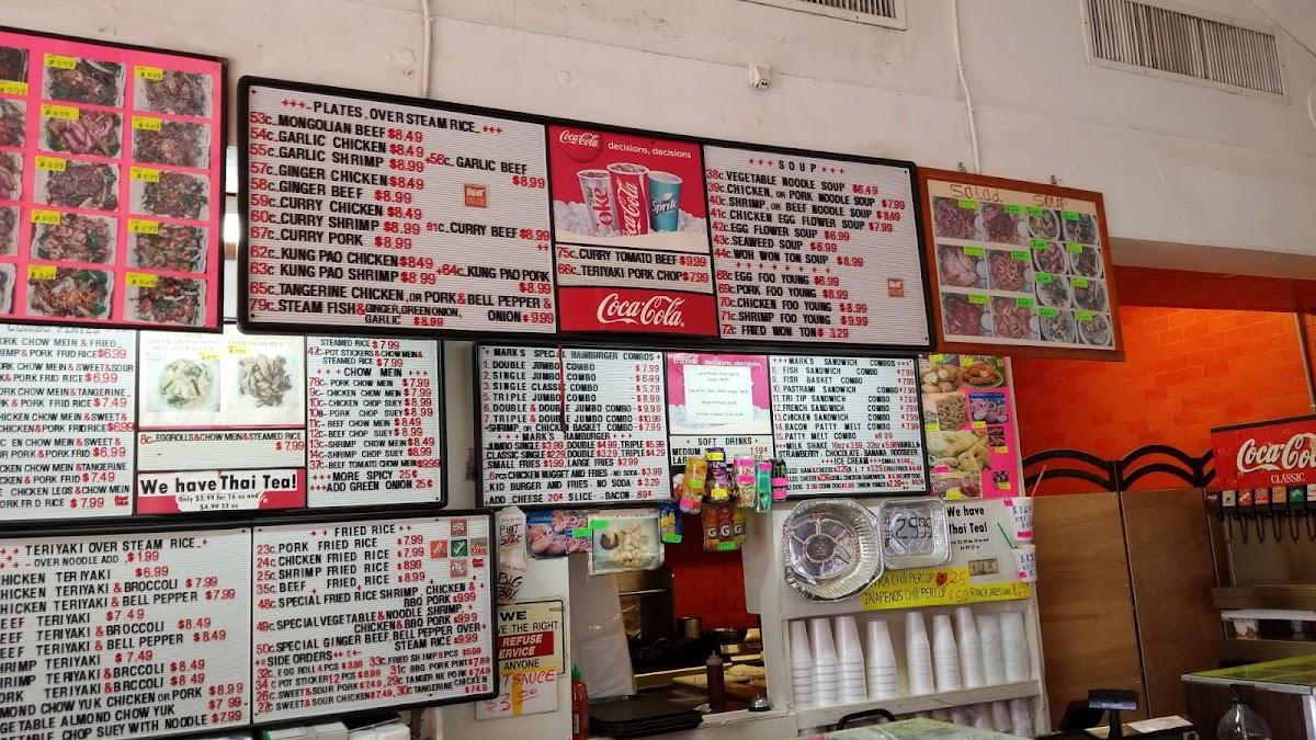 Menu at Mark's Kitchen restaurant, Fresno