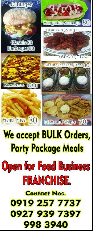 Menu at Rowie-JC BURGER & WINGS restaurant, Taytay