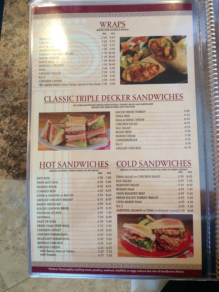 Menu at Adelphia Cafe, North Haven