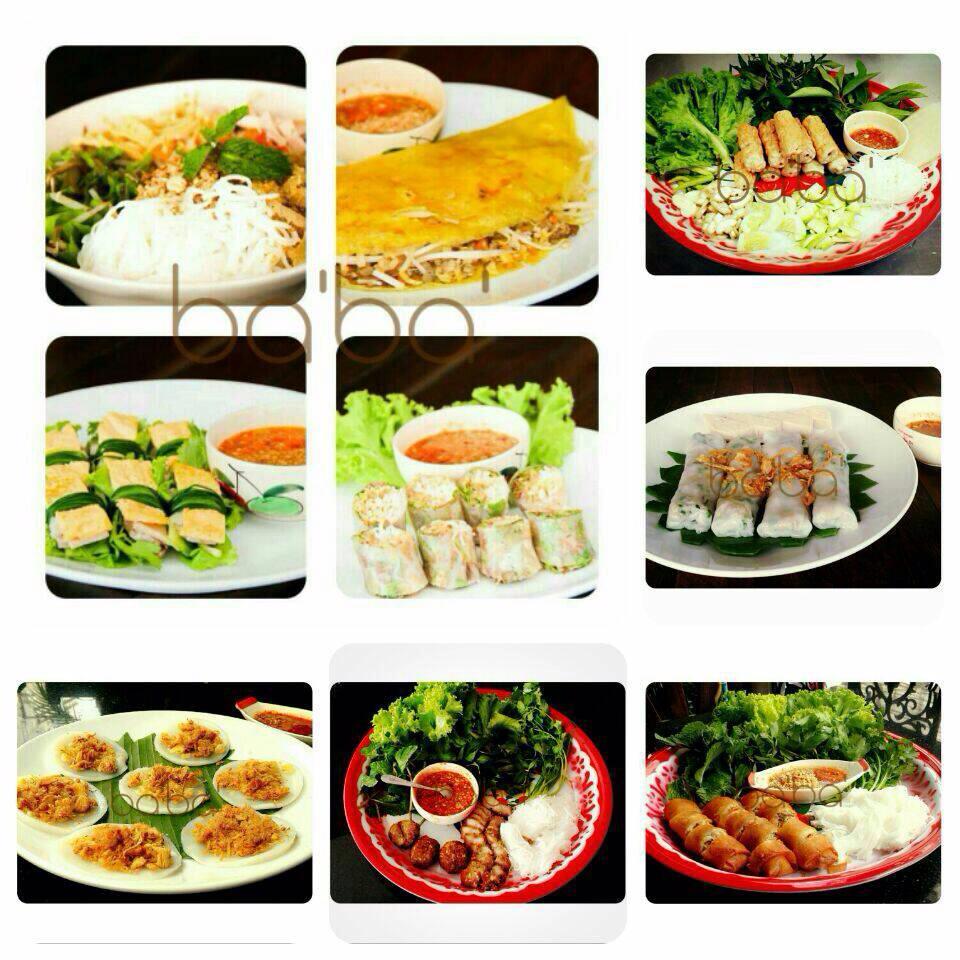 Menu at Baba Vietnamese at Patong อาหารเวียดนาม restaurant, Phuket