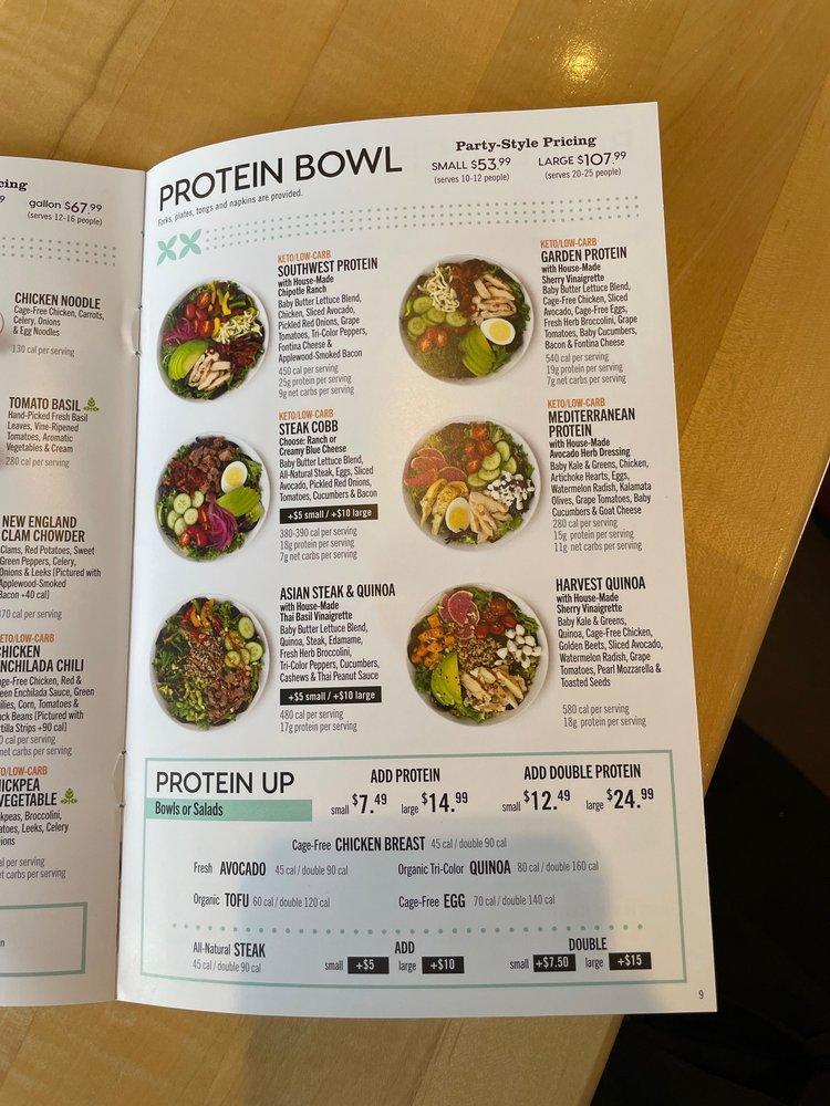 Menu at Café Zupas restaurant, Kildeer, N Rand Rd #101
