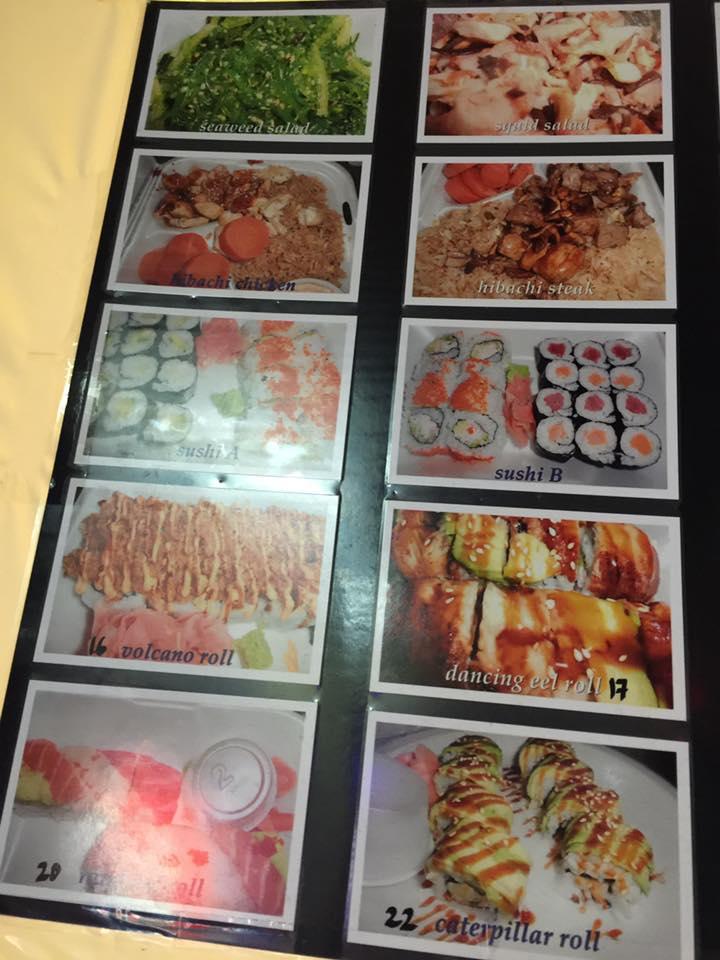 Menu at Fuji Japanese Express restaurant, Southaven