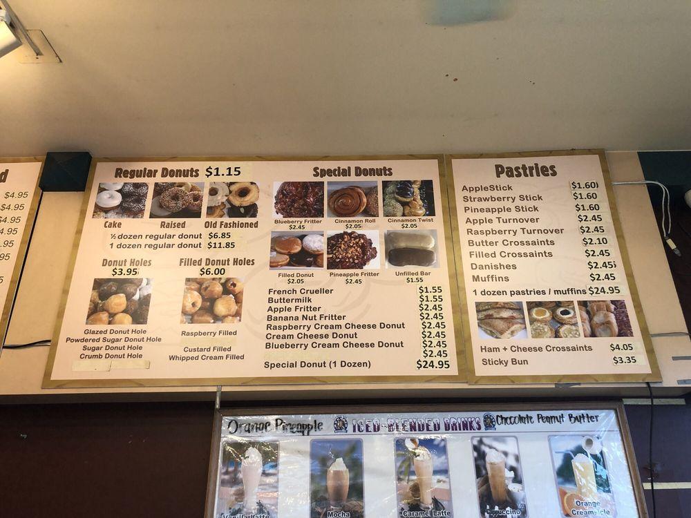 Menu at Happy Donuts desserts, San Jose, S De Anza Blvd c101