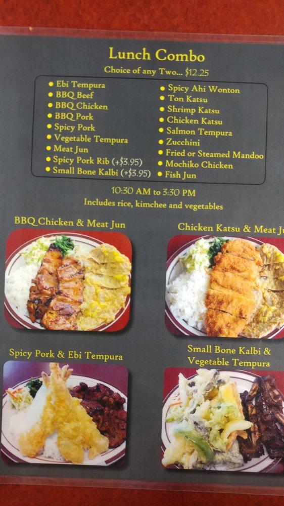 Menu at Kim Chee Restaurant 7, Aiea