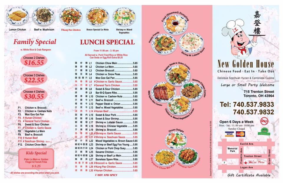 New Golden House, Toronto - Restaurant menu, prices and reviews
