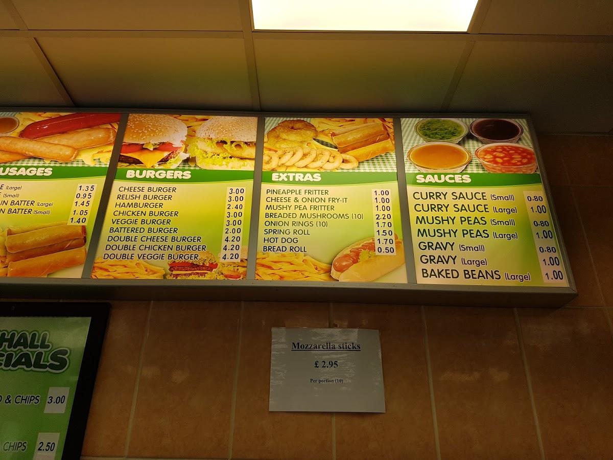 Menu at Benhall Fish Bar, Cheltenham