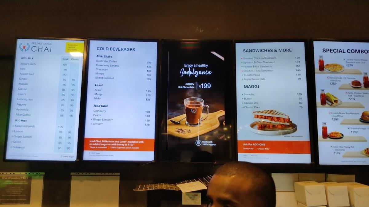 Menu at Chai Point - GVK One Mall, Banjara Hills, Hyderabad, Shop No. 3A