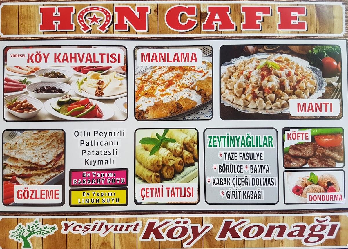 Menu at Han Cafe, Adatepe Köyü, Küçükkuyu Yolu