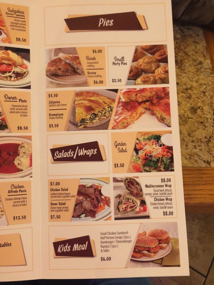 Menu at Berix restaurant, Lemay