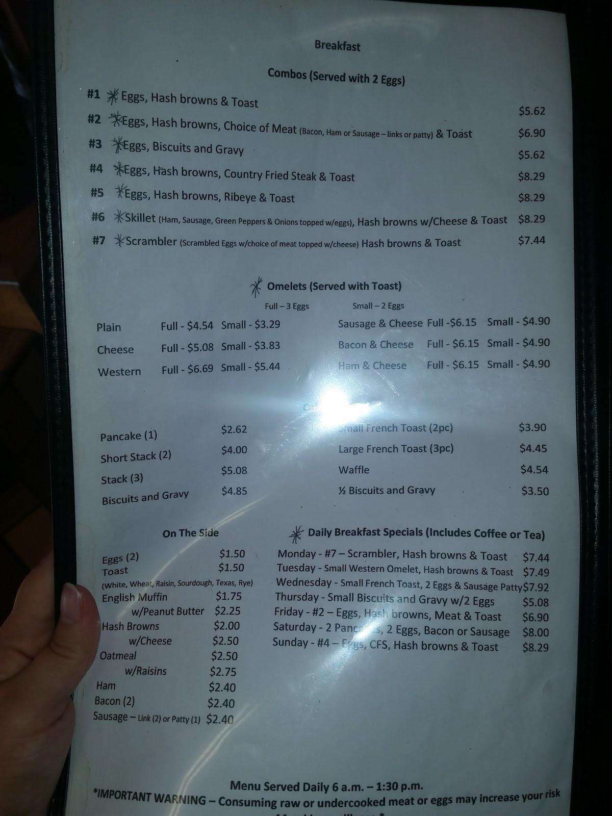 Menu at Papa Ray's Pizza & Cafe, Hastings