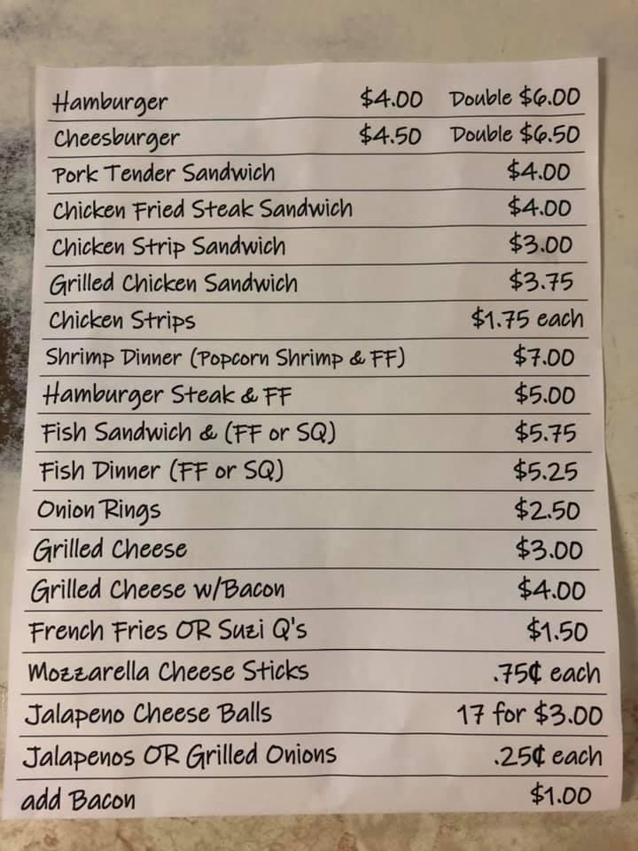 Menu at His & Hers Bar & Grill, Walnut