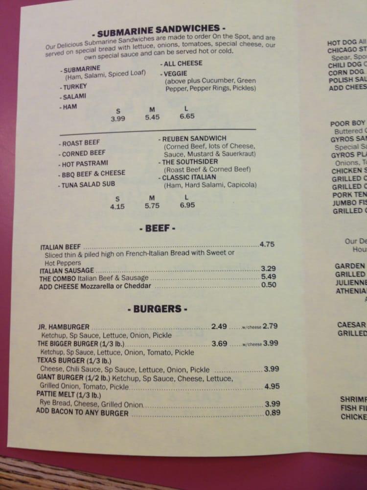 Menu at Lemon Tree Casual Dining restaurant, Lemont, State St